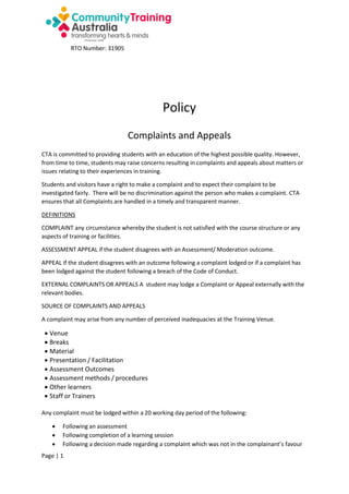 Policy 015-complaints-and-appeals | PDF