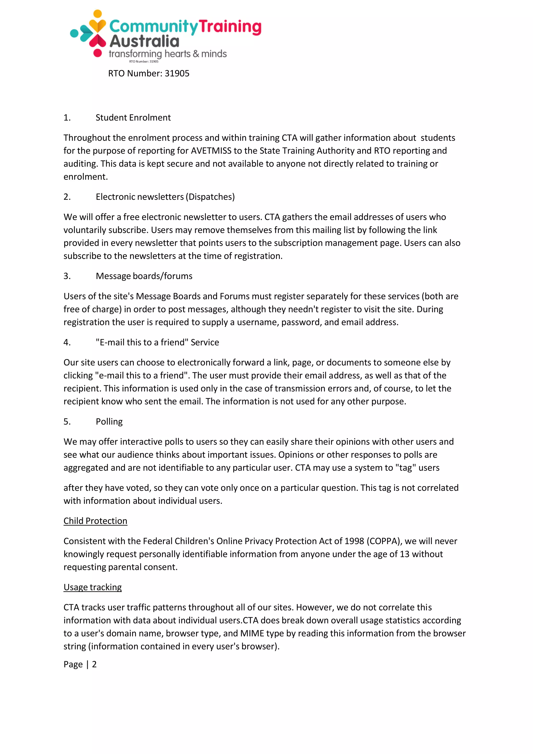 Policy 016-privacy | PDF