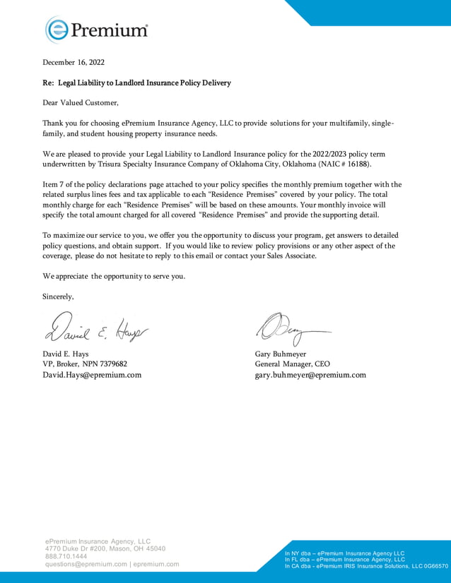 Mandatory Property Damage Liability Insurance Coverage Options | PDF