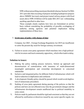 Policy and Infrastructure Development | PDF