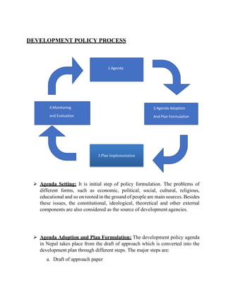 Policy and Infrastructure Development | PDF