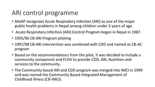 Control of Acute respiratory infection in Nepal 77/78 | PPTX
