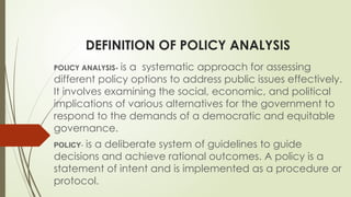 POLICY-ANALYSIS-PPT. for student presentation | PPTX