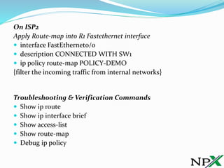 Policy Based Routing | PPTX