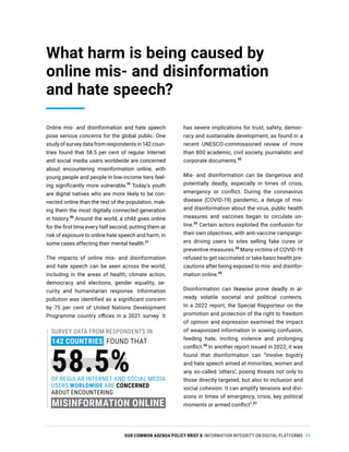 Policy-brief-information-integrity on digital platform. | PDF | Social ...
