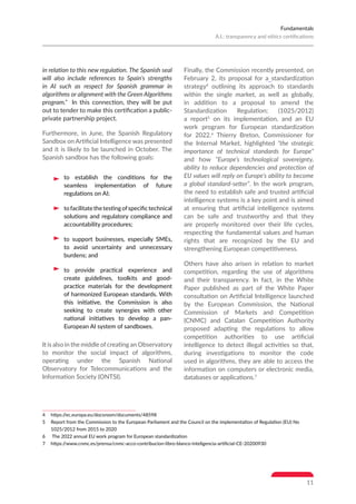 A.I.: transparency and ethics certifications 2023 | PDF