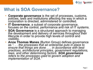 Layer 7: Identity Enabled SOA Governance | PPT
