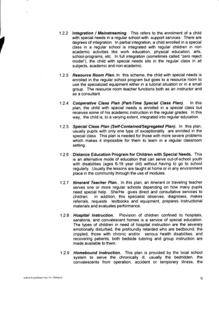 Policy guidelines-for-sped | PDF | Special Needs Kids | Parenting