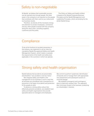 Policy on-safety-and-health-at-work | PDF