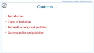 policy -regulation to prevent and control of radiation hazard .pptx