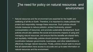 policy 7.pptx Natural Resource Policy and Law | PPT