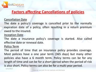 Policy Administration Transactions In Insurance | PPTX