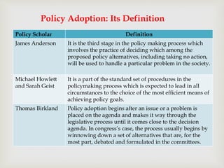 Policy adoption final | PPTX