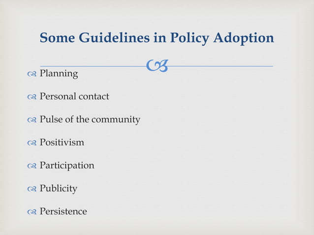 Policy adoption final | PPTX