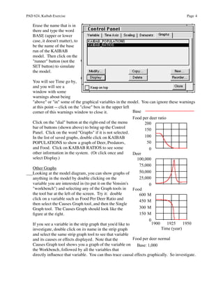 Policy analysis for the kaibab plateau (and introduction to vensim) | PDF
