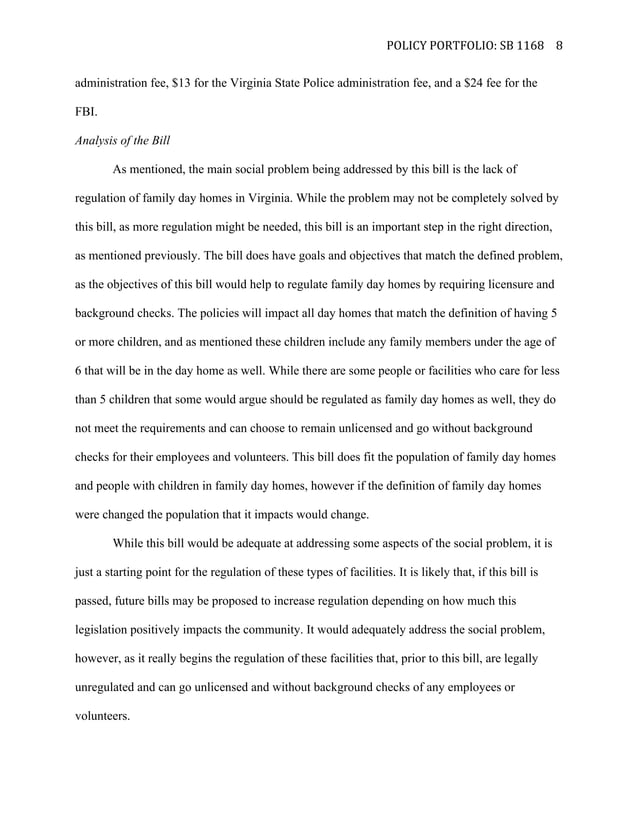 Policy analysis paper final | PDF