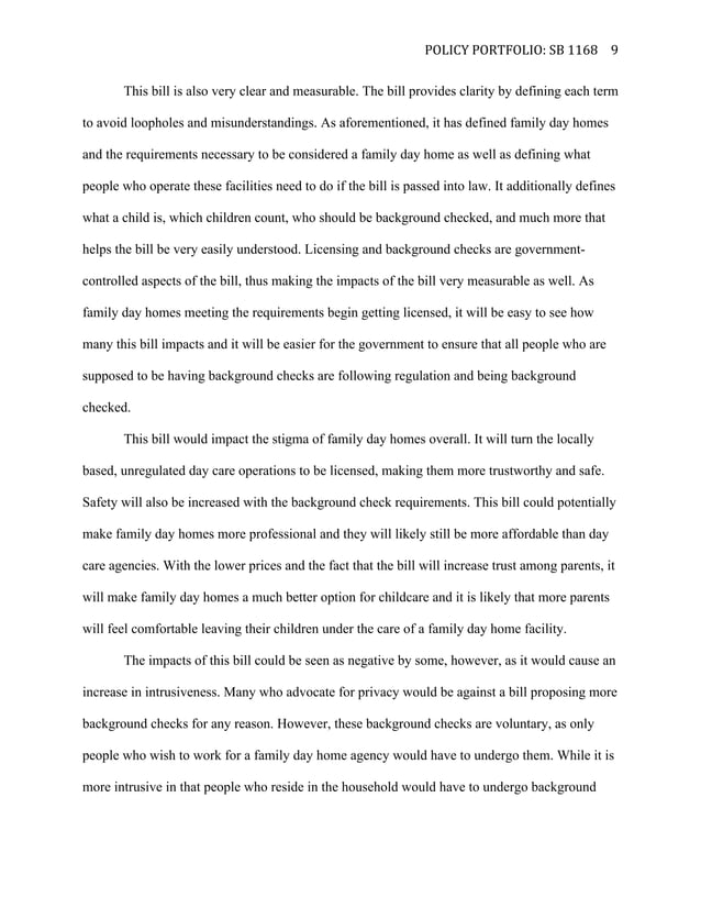 Policy analysis paper final | PDF