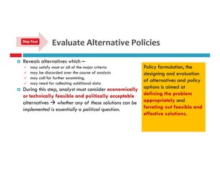 Policy Analysis Process by Willy Ruin | PDF