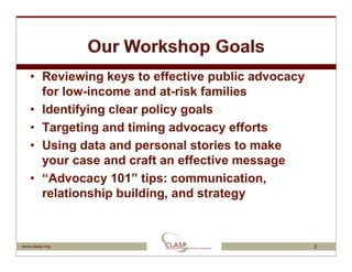 Policy and Advocacy Slides | PDF