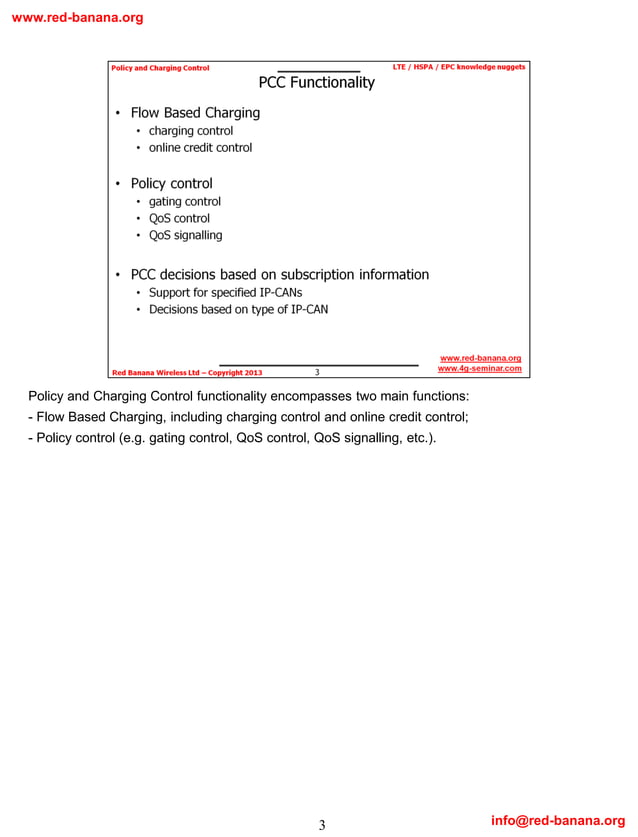 Policy and Charging Control - LTE / HSPA / EPC ‘knowledge nuggets’ | PDF | Computer Networking ...