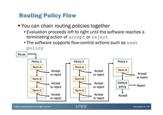 Policy and firewall_filters | PPT