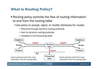Policy and firewall_filters | PPT
