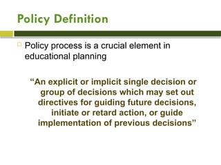 POLICY AND ITS TYPES, PRINCIPLES OF POLICY.pptx