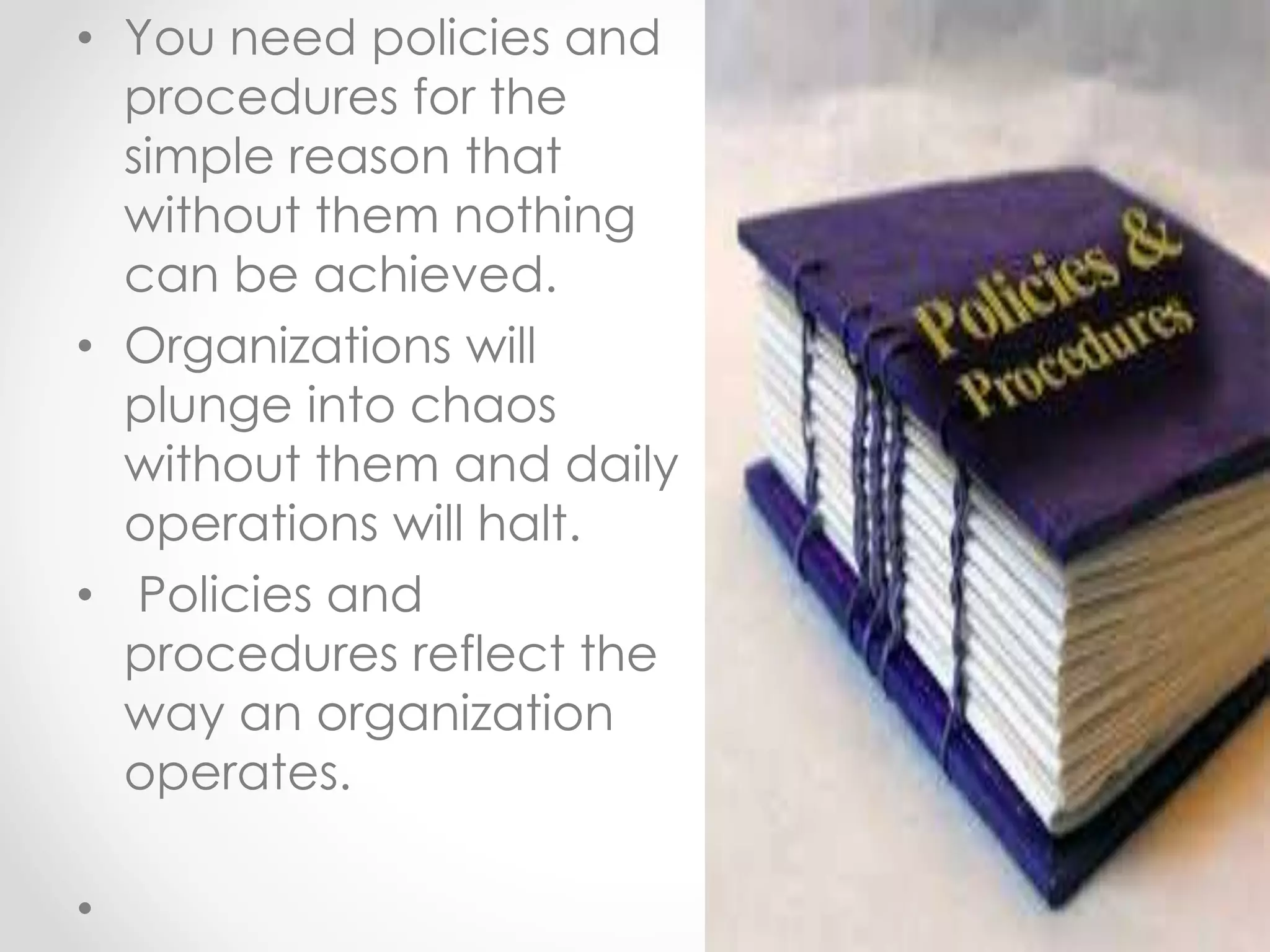 Policy and procedure | PPTX