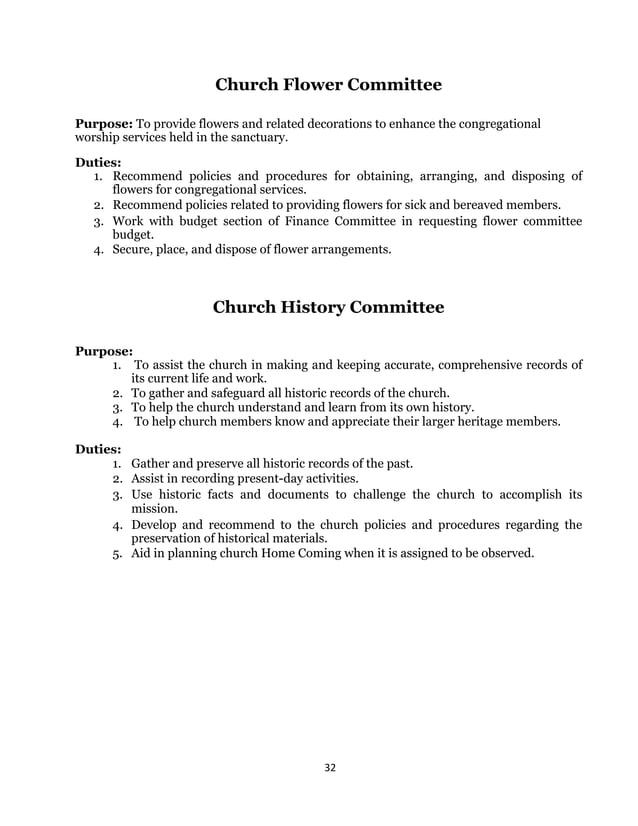Policy and procedure manual church sample | PDF | Christianity ...
