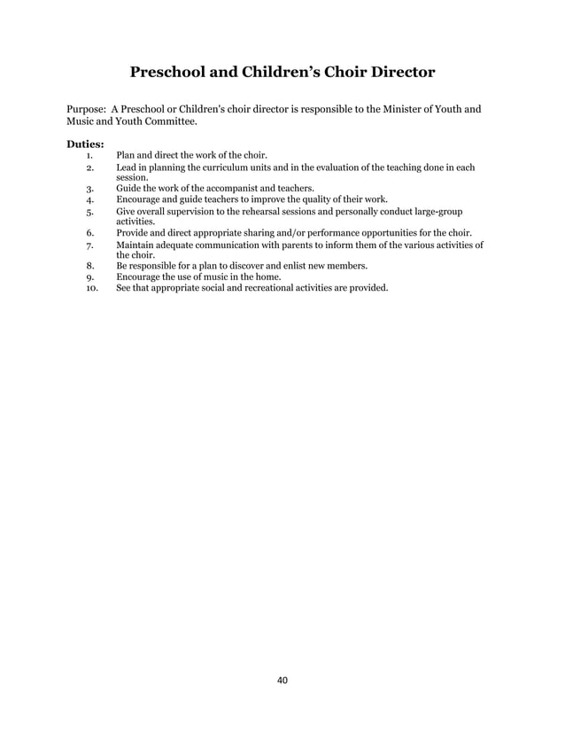 Policy and procedure manual church sample | PDF | Christianity ...