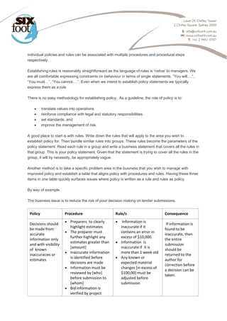 Policy and rules similar but different | PDF