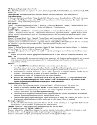 Policy apc 2010 2011 | PDF