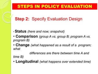 Policy Review/Evaluation | PPTX