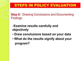 Policy Review/Evaluation | PPTX