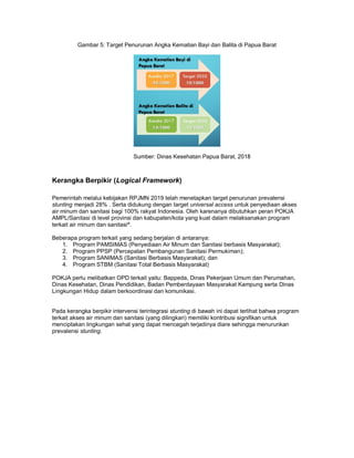 Policy brief stunting dan kondisi sanitasi di papua barat 2019 (new edited) | PDF