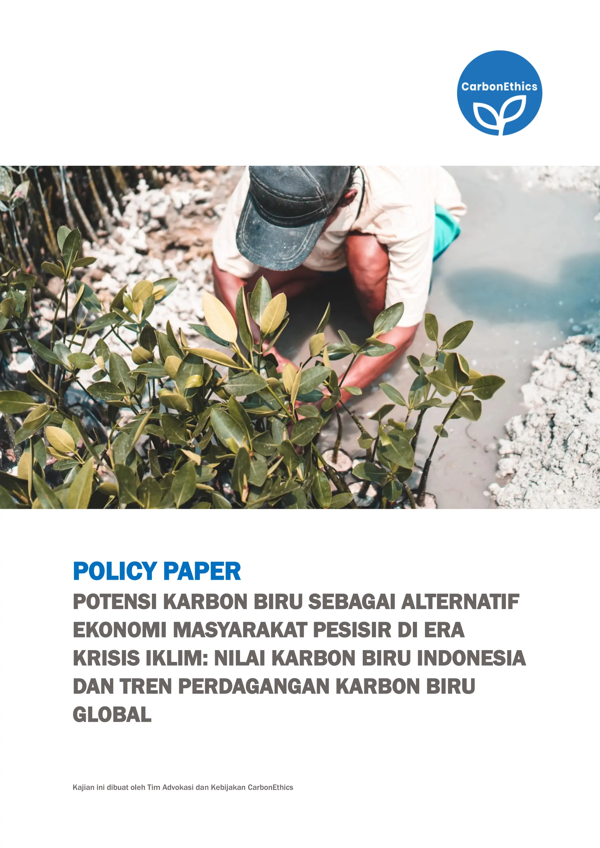 Policy Brief - Tren dan Nilai Ekonomi Karbon Biru oleh CarbonEthics .pdf