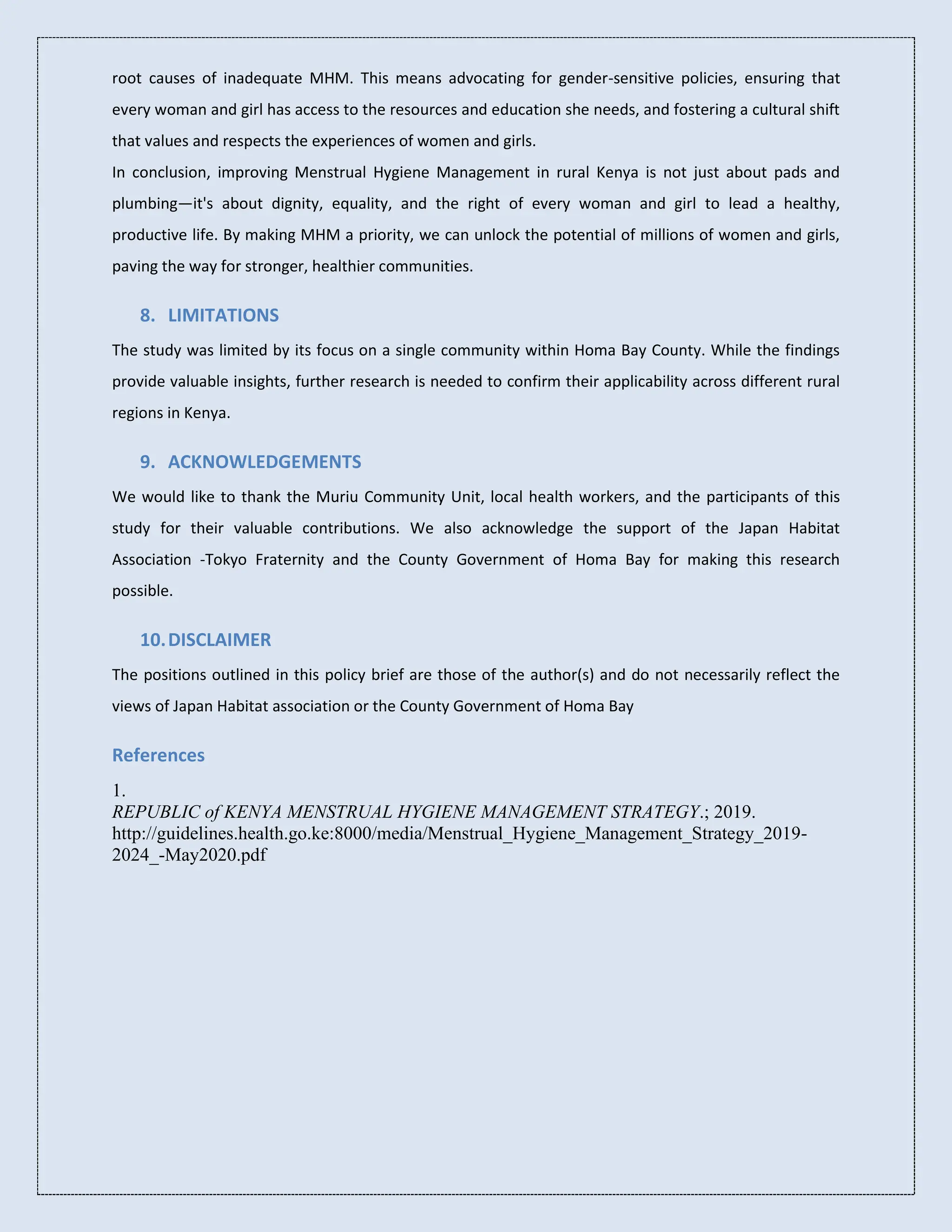 Policy Brief Menstrual Hygiene Management and Women Empowerment Project.pdf