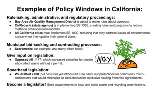 Policy and Legal Obstacles to Community Composting | PPTX