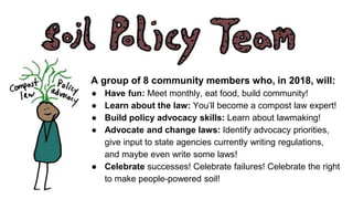 Policy and Legal Obstacles to Community Composting | PPTX