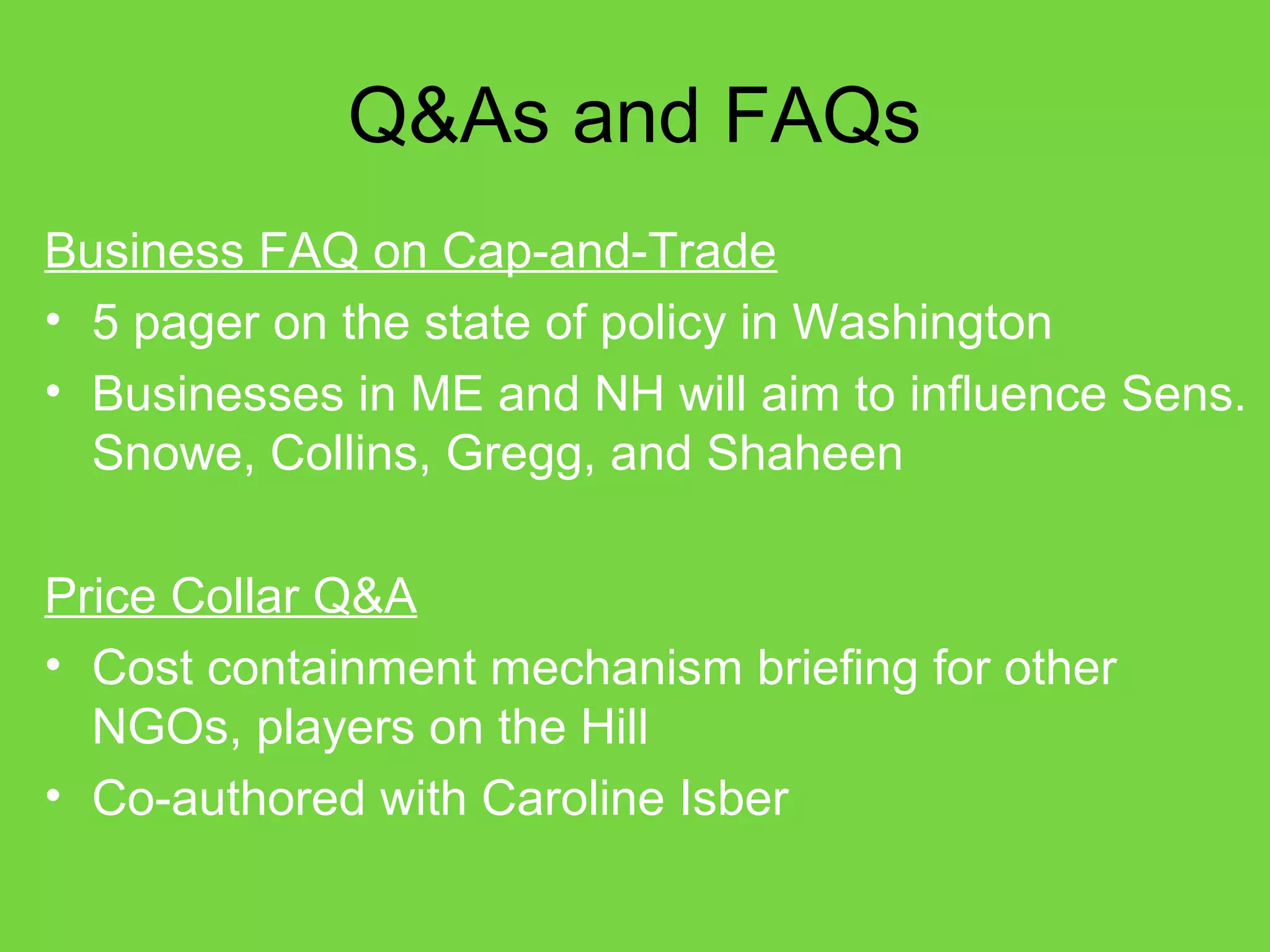 Policy Communications | PPT