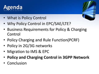 Policy control in epc | PPTX