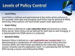 Policy control in epc | PPTX