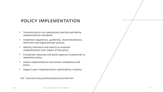 Policy Development in Health | PDF