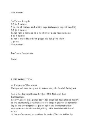 Policy Development Rough Draft Grading RubricCriteriaLevels.docx