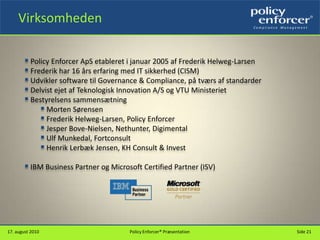 Policy Enforcer 9 | PPT