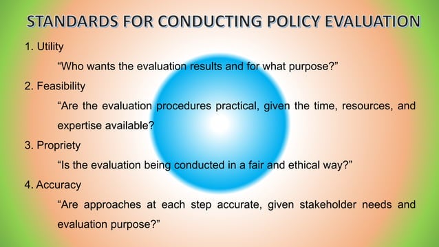 Policy evaluation | PPTX