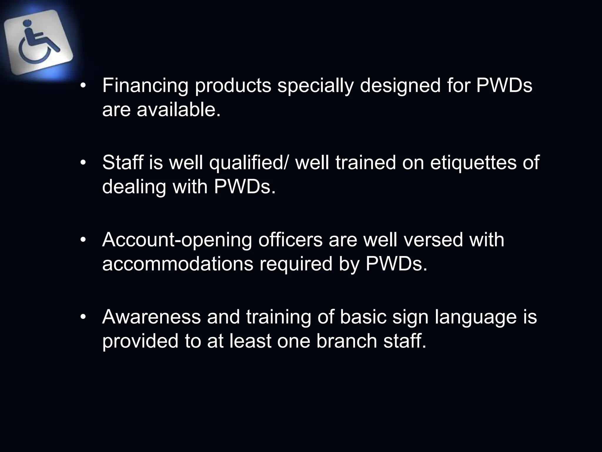 Policy for Financial Inclusion of Persons with Disabilities (PWDs).pptx