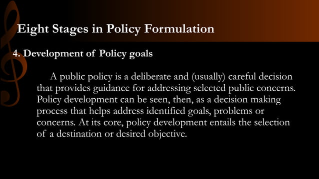 Policy formulation | PPTX | Political Issues & policy | Politics