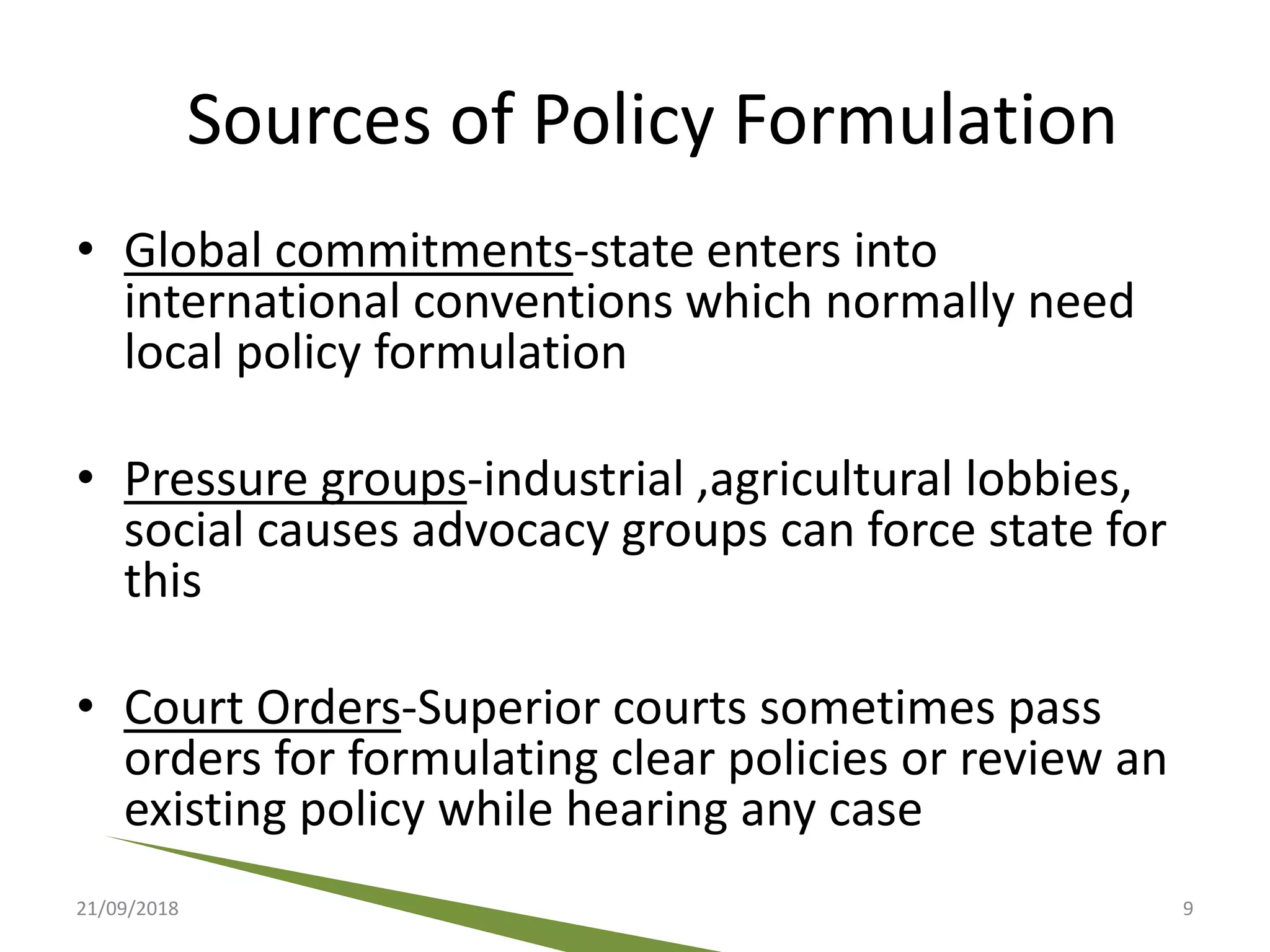 Policy formulation | PPTX