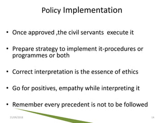 Policy formulation | PPTX | Political Issues & policy | Politics